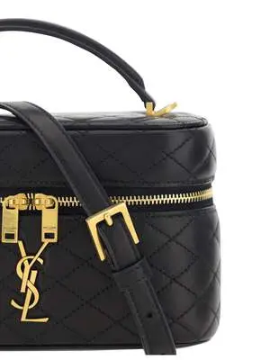 Saint Laurent Vanity Gaby Leather Handbag