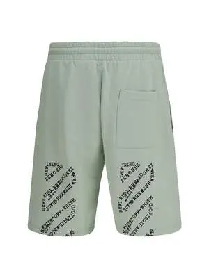 Off-White Type Machine Arrow Skate Sweat Shorts With Front Logo