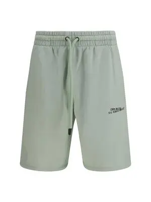 Off-White Skate Sweat Shorts - Green