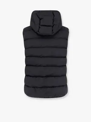 Moncler Arinella Matt Black Sleeveless Down Jacket