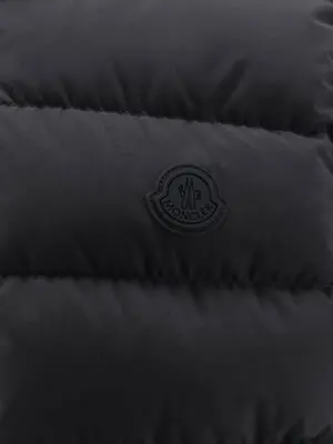 Moncler Arinella Matt Black Sleeveless Down Jacket - Multicolor