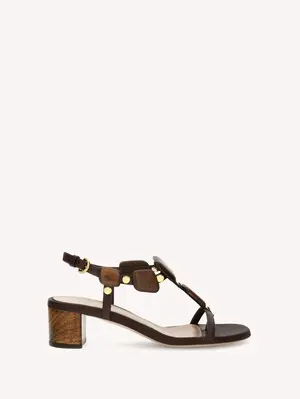 GIANVITO ROSSI Leather Beaded Sandals
