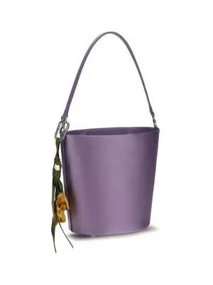 SELF-PORTRAIT Satin Bucket Bag