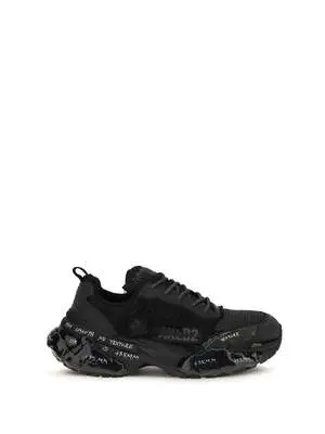 Dsquared2 Faster Sneakers With Mesh Inserts - Black