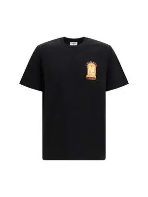 Casablanca Hermons Mirage Arch Print T-shirt - Black