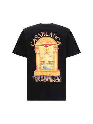Casablanca Hermons Mirage Arch Print T-shirt