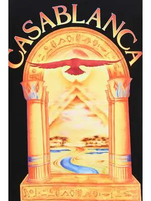 Casablanca Hermons Mirage Arch Print T-shirt