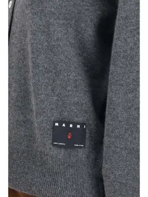 Marni Layered Effect Cashmere Cardigan