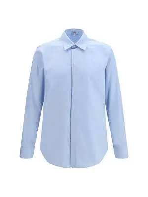 Loewe Lightweight Cotton Poplin Shirt - Blue