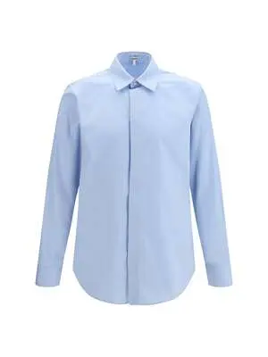 Loewe Lightweight Cotton Poplin Shirt - Blue