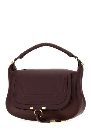 Chloé Marcie Shoulder Bag - Purple