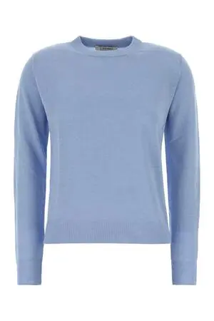 Max Mara S Powder Linen Fervore Sweater - Blue