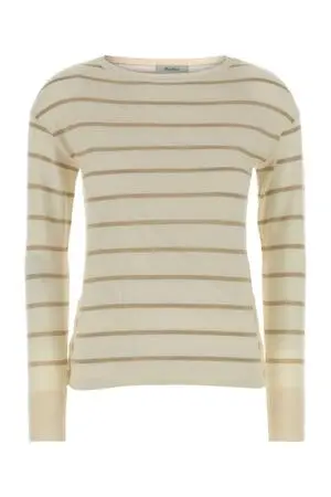 Max Mara Embroidered Cashmere Blend Tabella Sweater - Multicolor