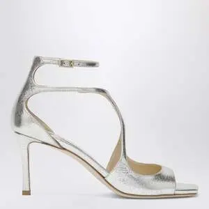 JIMMY CHOO Azia 75 Sandal - Silver