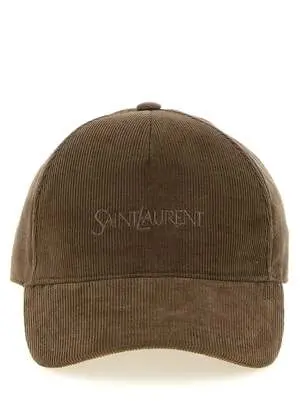 Saint Laurent Cap - Brown