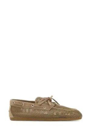 Miu Miu Mesh Loafers - Brown