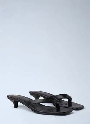 TOTEME Flip Flop Kitten Heels