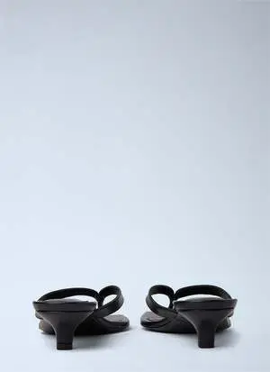 TOTEME Flip Flop Kitten Heels