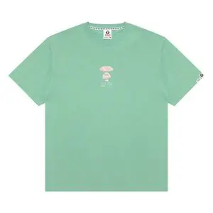 AAPE Unvs Unvs Graphic Tee /grey - Green