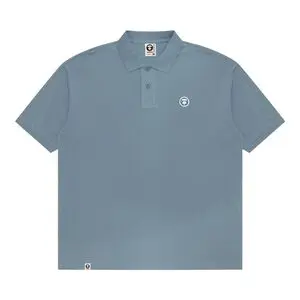 AAPE Now Moonface Polo Shirt /grey
