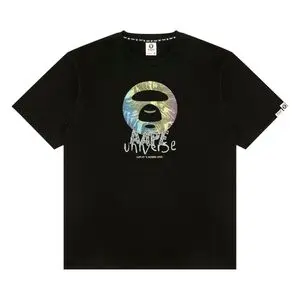 AAPE Unvs Unvs Moonface Tee - Black