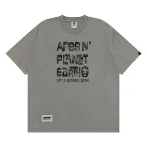 AAPE R Graphic Tee /light - Grey