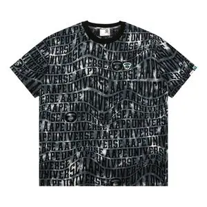 AAPE Unvs Unvs Graphic Tee /grey - Black
