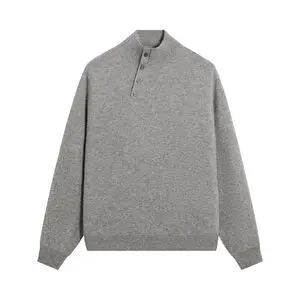 Kith Kin Cashmere Cyrus Turtleneck 'mid Heather