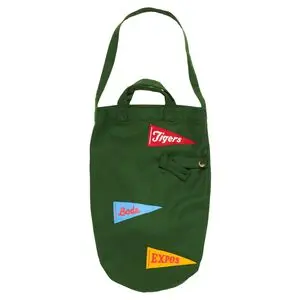 BODE Twill Pennant Tote 'evergreen - Green