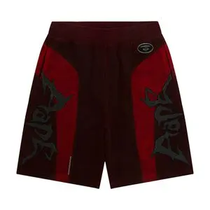AAPE Embroide Sweat Shorts /light - Red
