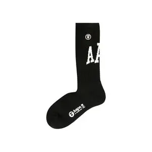 AAPE Moonface Logo Socks - Black
