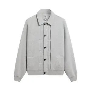Kith Kin Plush Fleece Eito Workwear Jacket 'medium Heather - Grey
