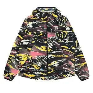 AAPE Unvs Unvs Patterned Hooded Jacket /yellow - Pink