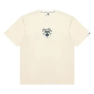 AAPE Unvs Unvs Graphic Tee 'ivory/white - Cream