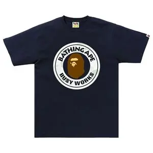A BATHING APE City Camo Busy Works Tee 'navy - Blue