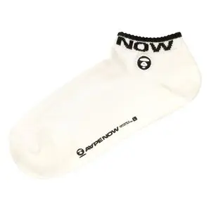 AAPE Now Moonface Ankle Socks - White