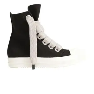 Rick Owens Wmns Jumbolace Sneaker Milk - Black