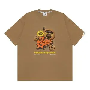 AAPE Now Graphic Tee 'beige/light - Tan