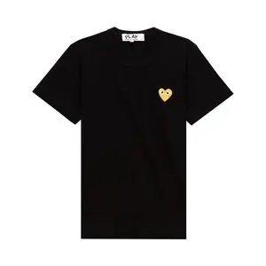 Play Comme Des Garcon Mini Heart Tee - Black