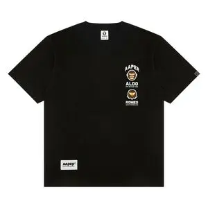 AAPE R Graphic Tee - Black