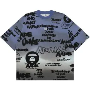 AAPE Graffiti Multi-logo Tee /purple