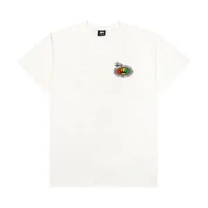 StÜssy Rasta Oval Pigment Dyed Tee 'natural - Tan