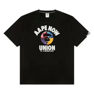 AAPE Now Moonface Tee - Black