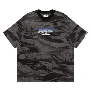 AAPE Unvs Unvs Graphic Tee /grey - Black