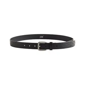 Kith Monogram Vachetta Leather Belt - Black