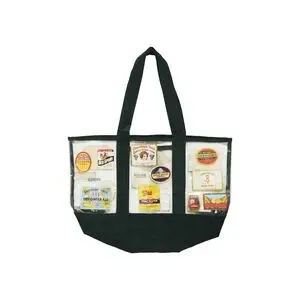 BODE Large Vinyl Ephemera Tote /transparent - Green