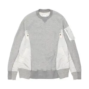 Sacai Sponge Sweat X Ma-1 Pullover