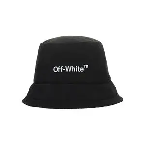 Off-White Helvetica Bucket Hat /white - Black