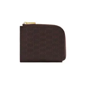 Kith Monogram Vachetta Zip Wallet 'incognito - Grey
