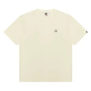 AAPE Now Moonface Tee 'ivory/white - Cream